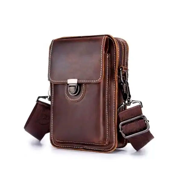 Mini Bolsa Shoulder Bag Couro Personalizada | Bull Brindes